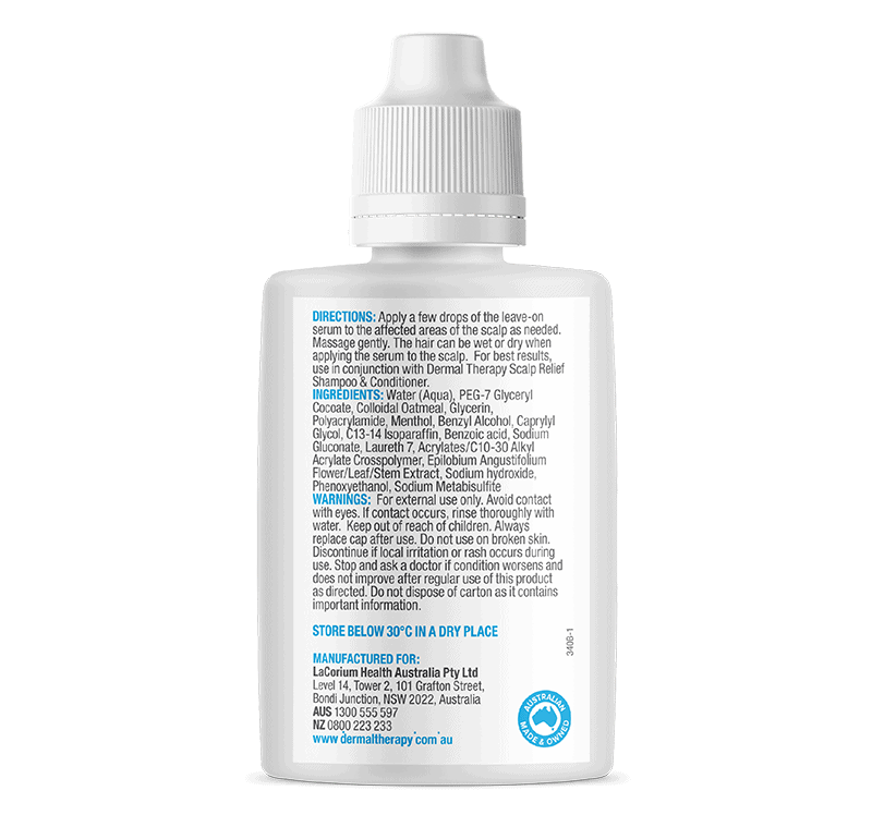 Scalp Relief Serum | Itchy Scalp | Dermal Therapy