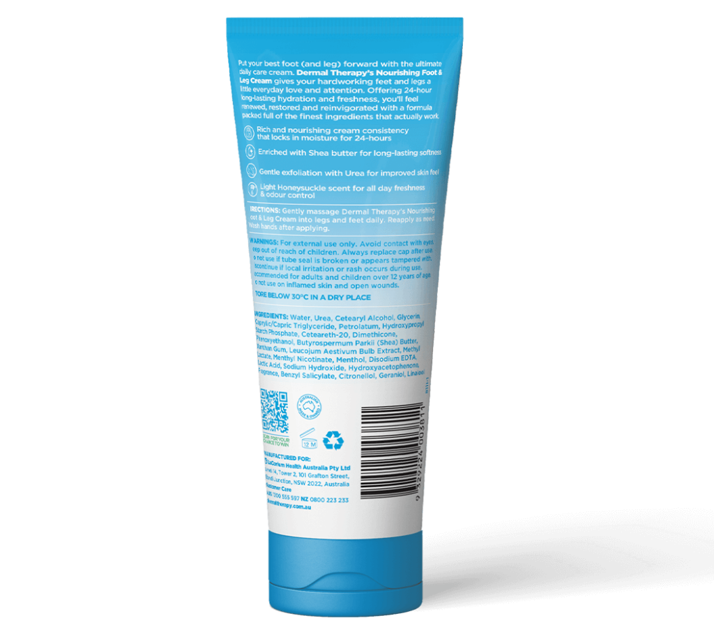 Nourishing Foot Cream & Leg Cream | Dermal Therapy