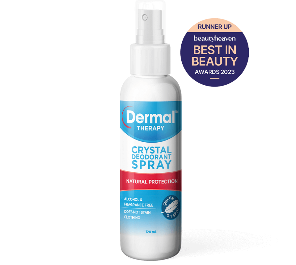 Crystal Deodorant Spray | Body crystal deodorant spray | Dermal Therapy