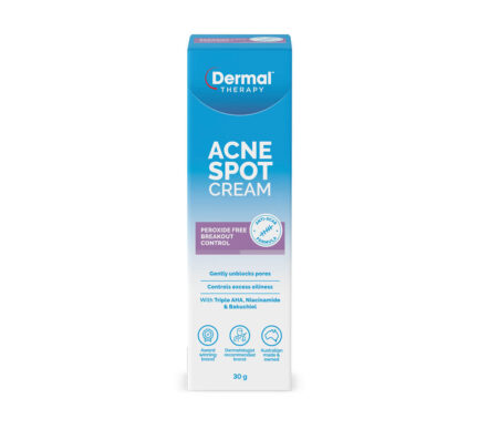Acne Spot Cream | Overnight acne treatment | Dermal Therapy NZ